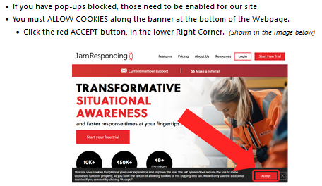 -Dispatch Screen Information – IamResponding