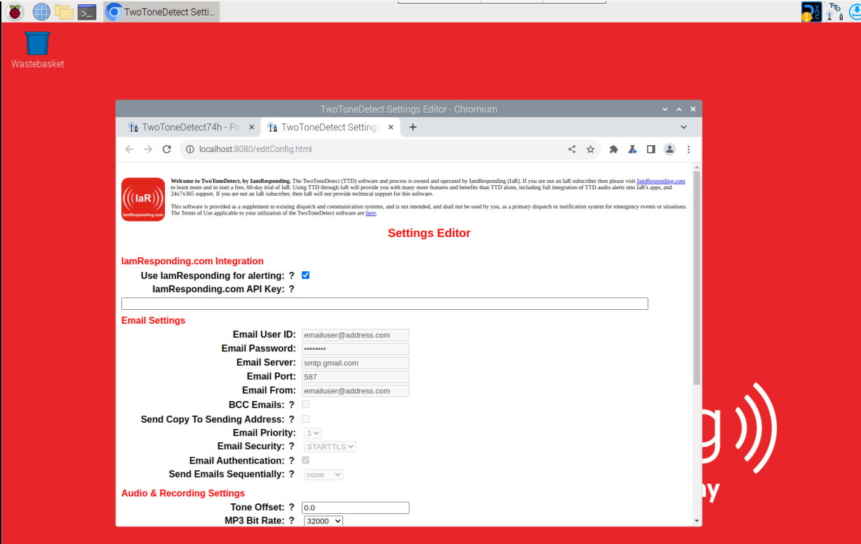 IaR Raspberry Pi Image Installation – IamResponding