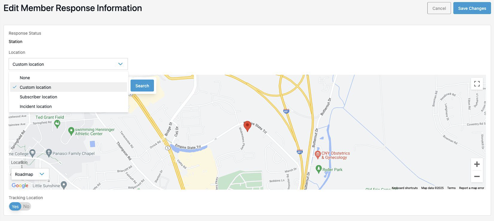 Live Responder ETA – IamResponding