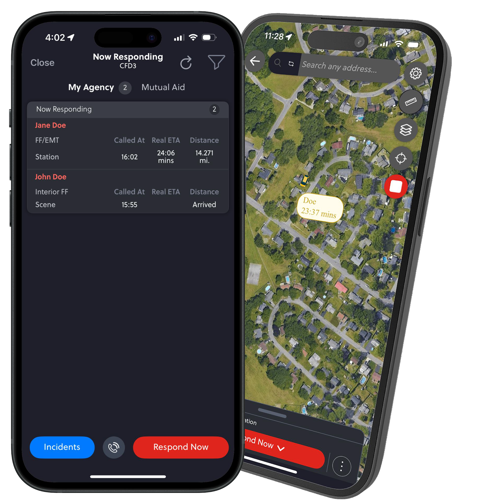 Live Responder ETA – IamResponding