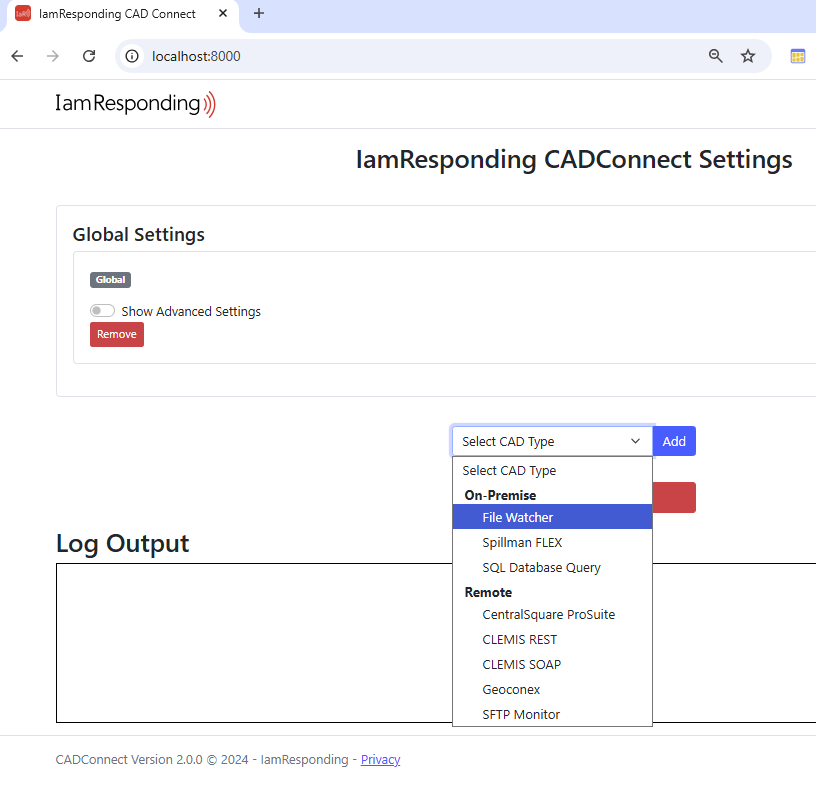CADConnect Installation and Configuration – IamResponding