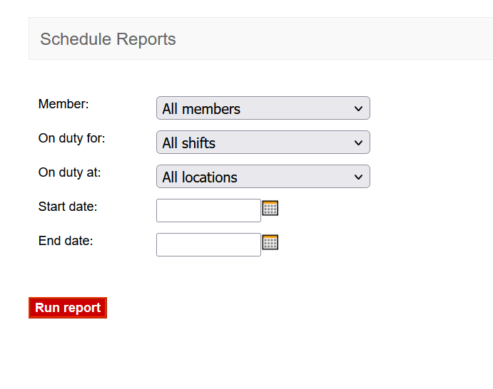 Scheduling – IamResponding